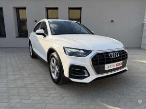 White Audi Q5 2024 in Kaunas, with an engine capacity of 1.97 L and mileage of 35 thousand km for 36500 €, photo  on AUTOMOTO.COM.LV