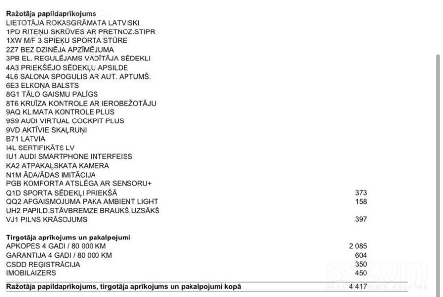 Белый Ауди Ку 5 2024 в Рига, объемом двигателя 2.00 л и пробегом 52 тыс. км за 33000 €, фото 16 на AUTOMOTO.COM.LV