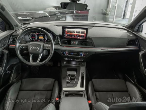 White Audi Q5 2024 in Tallinn, with an engine capacity of 2.00 L and mileage of 33 thousand km for 49900 €, photo 6 on AUTOMOTO.COM.LV
