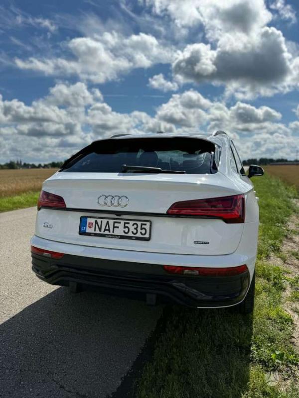 Balts Audi Q5 2024 Šauļi, ar dzinēja tilpumu 2.00 L un nobraukumu 65 tūkst. km par 41000 €, foto 6 vietnē AUTOMOTO.COM.LV