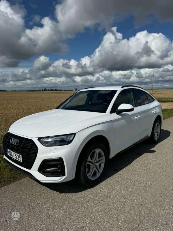 Balts Audi Q5 2024 Šauļi, ar dzinēja tilpumu 2.00 L un nobraukumu 65 tūkst. km par 41000 €, foto 7 vietnē AUTOMOTO.COM.LV