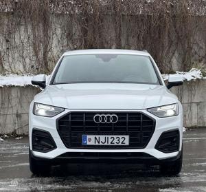 White Audi Q5 2025 in Vilnius, with an engine capacity of 1.97 L and mileage of 12 thousand km for 38900 €, photo 2 on AUTOMOTO.COM.LV