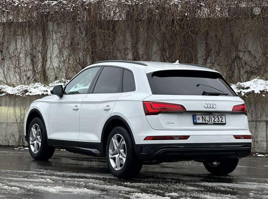 White Audi Q5 2025 in Vilnius, with an engine capacity of 1.97 L and mileage of 12 thousand km for 38900 €, photo 12 on AUTOMOTO.COM.LV
