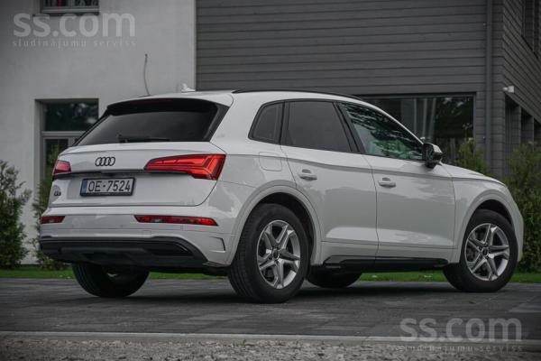 White Audi Q5 2025 in Riga, with an engine capacity of 2.00 L and mileage of 29 thousand km for 35990 €, photo 5 on AUTOMOTO.COM.LV