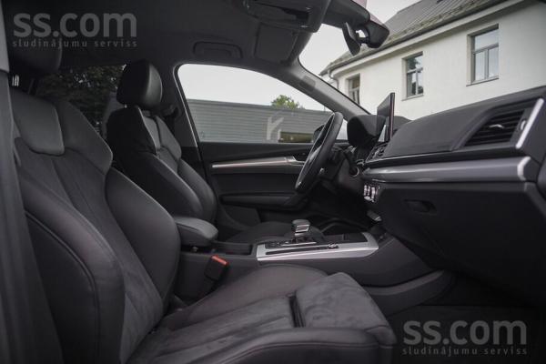 White Audi Q5 2025 in Riga, with an engine capacity of 2.00 L and mileage of 29 thousand km for 35990 €, photo 9 on AUTOMOTO.COM.LV