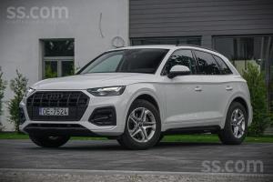 Balts Audi Q5 2025 Rīga, ar dzinēja tilpumu 2.00 L un nobraukumu 29 tūkst. km par 35990 €, foto 1 vietnē AUTOMOTO.COM.LV