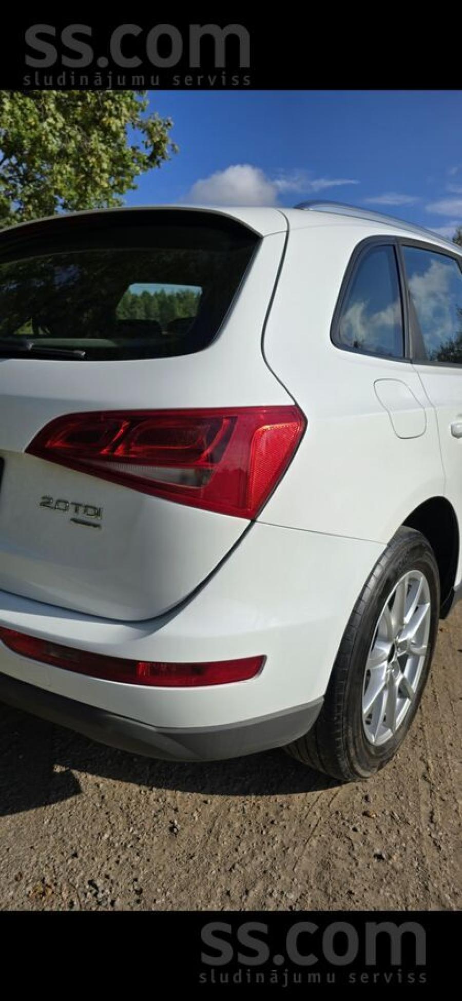 White Audi Q5 2010 in Riga, with an engine capacity of 2.00 L and mileage of 347 thousand km for 9150 €, photo 2 on AUTOMOTO.COM.LV