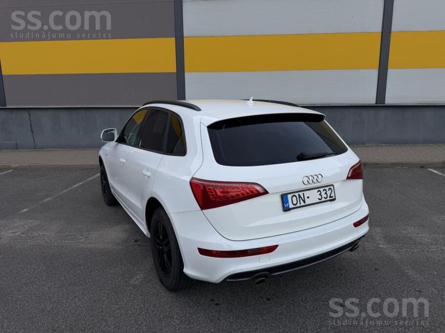 White Audi Q5 2010 in Riga, with an engine capacity of 3.00 L and mileage of 0 thousand km for 9995 €, photo 8 on AUTOMOTO.COM.LV
