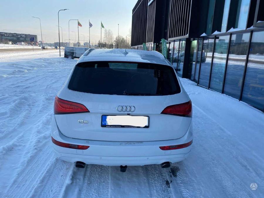 White Audi Q5 2014 in Vilnius, with an engine capacity of 1.98 L and mileage of 138 thousand km for 14000 €, photo 7 on AUTOMOTO.COM.LV
