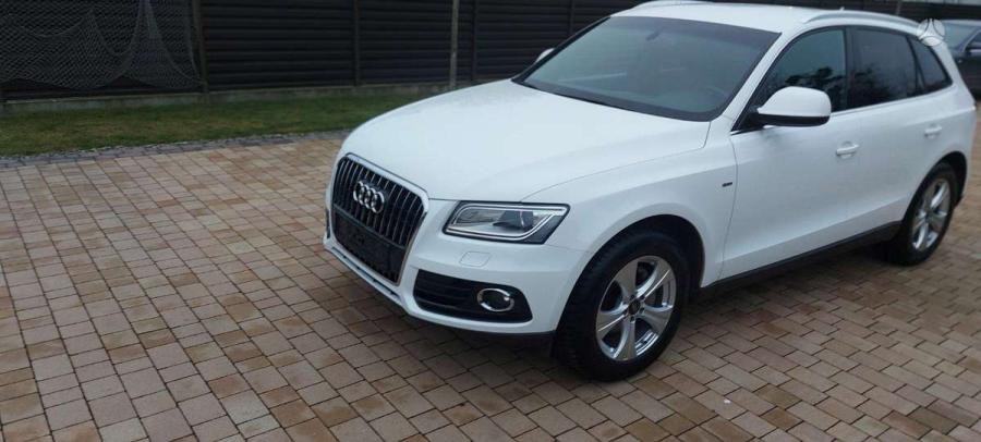 White Audi Q5 2013 in Kaunas, with an engine capacity of 2.00 L and mileage of 214 thousand km for 14800 €, photo 5 on AUTOMOTO.COM.LV