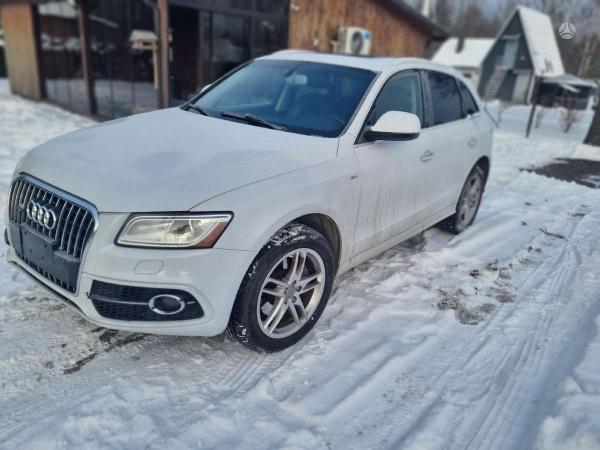 White Audi Q5 2016 in Kaunas, with an engine capacity of 3.00 L and mileage of 298 thousand km for 12999 €, photo 1 on AUTOMOTO.COM.LV