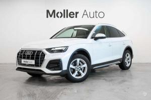 Balts Audi Q5 2022 Viļņa, ar dzinēja tilpumu 2.00 L un nobraukumu 64 tūkst. km par 36900 €, foto  vietnē AUTOMOTO.COM.LV