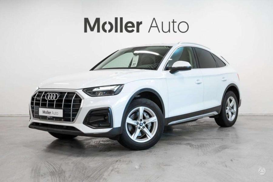 Balts Audi Q5 2022 Viļņa, ar dzinēja tilpumu 2.00 L un nobraukumu 64 tūkst. km par 36900 €, foto 1 vietnē AUTOMOTO.COM.LV