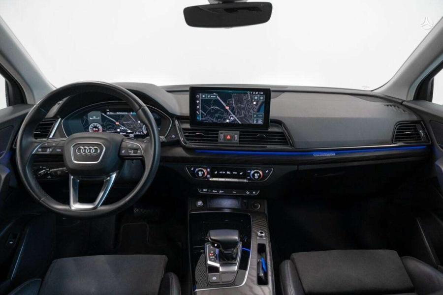 Balts Audi Q5 2022 Viļņa, ar dzinēja tilpumu 2.00 L un nobraukumu 64 tūkst. km par 36900 €, foto 9 vietnē AUTOMOTO.COM.LV
