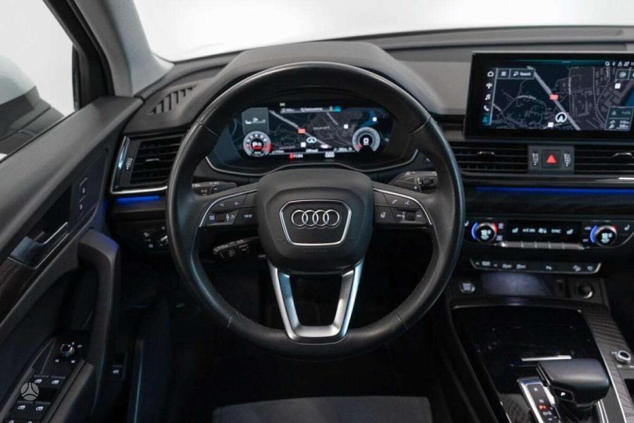 Balts Audi Q5 2022 Viļņa, ar dzinēja tilpumu 2.00 L un nobraukumu 64 tūkst. km par 36900 €, foto 10 vietnē AUTOMOTO.COM.LV
