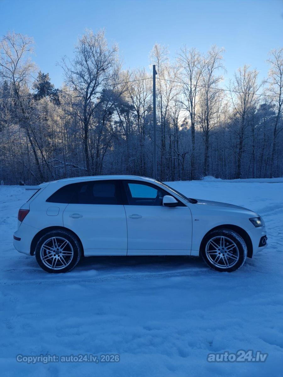 White Audi Q5 2009 in Tallinn, with an engine capacity of 2.00 L and mileage of 161 thousand km for 8900 €, photo 6 on AUTOMOTO.COM.LV