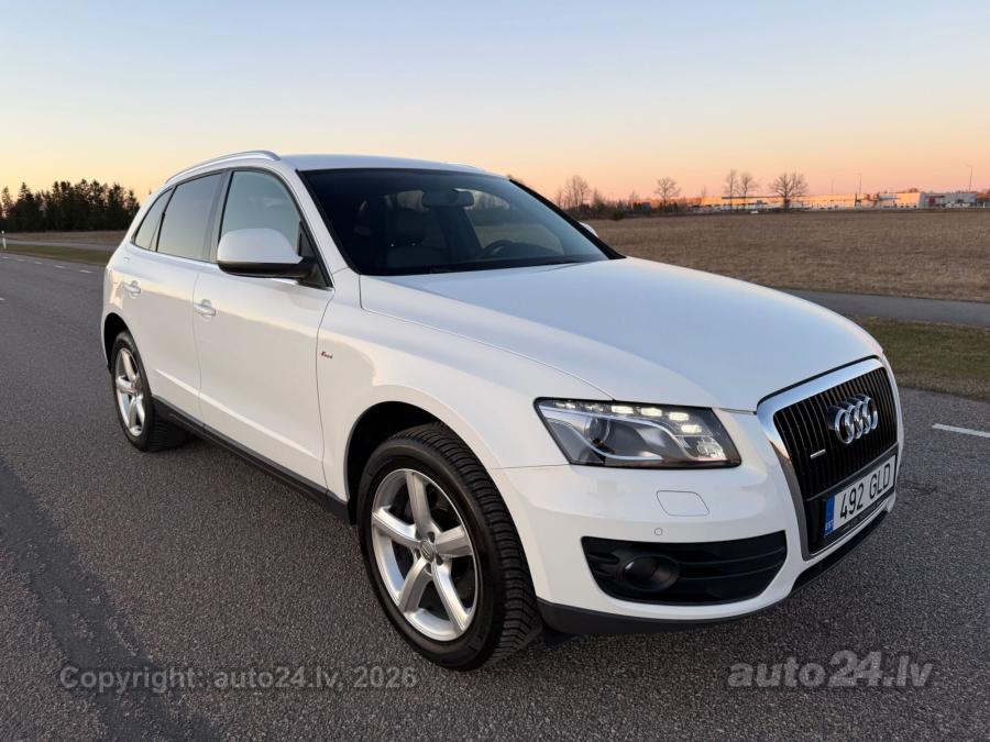 White Audi Q5 2009 in Tallinn, with an engine capacity of 3.00 L and mileage of 262 thousand km for 10490 €, photo 1 on AUTOMOTO.COM.LV