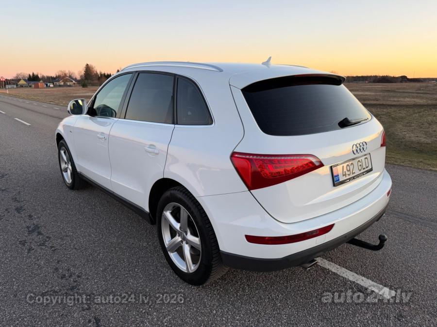 White Audi Q5 2009 in Tallinn, with an engine capacity of 3.00 L and mileage of 262 thousand km for 10490 €, photo 5 on AUTOMOTO.COM.LV