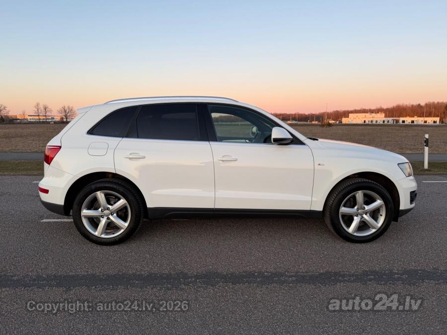 White Audi Q5 2009 in Tallinn, with an engine capacity of 3.00 L and mileage of 262 thousand km for 10490 €, photo 10 on AUTOMOTO.COM.LV