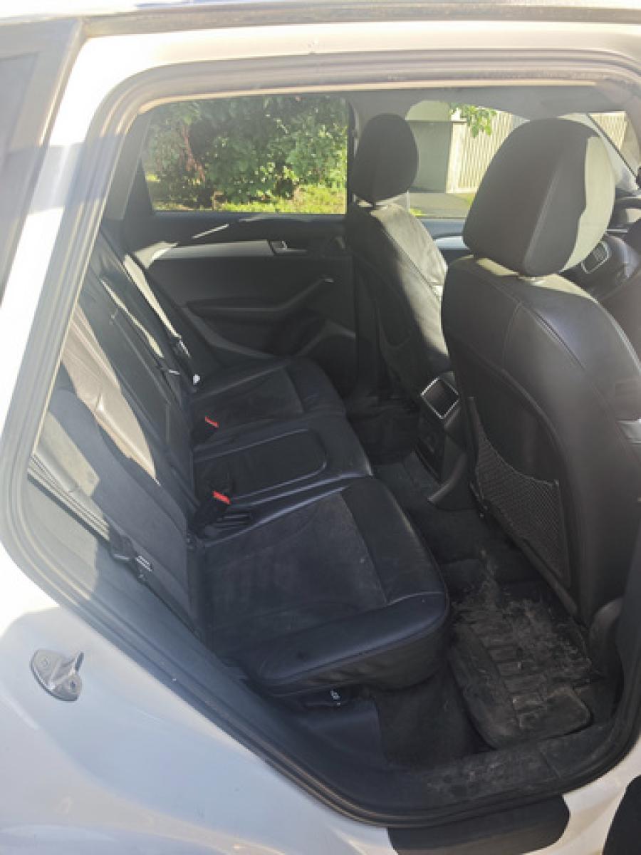 White Audi Q5 2009 in Tallinn, with an engine capacity of 2.00 L and mileage of 275 thousand km for 5500 €, photo 6 on AUTOMOTO.COM.LV