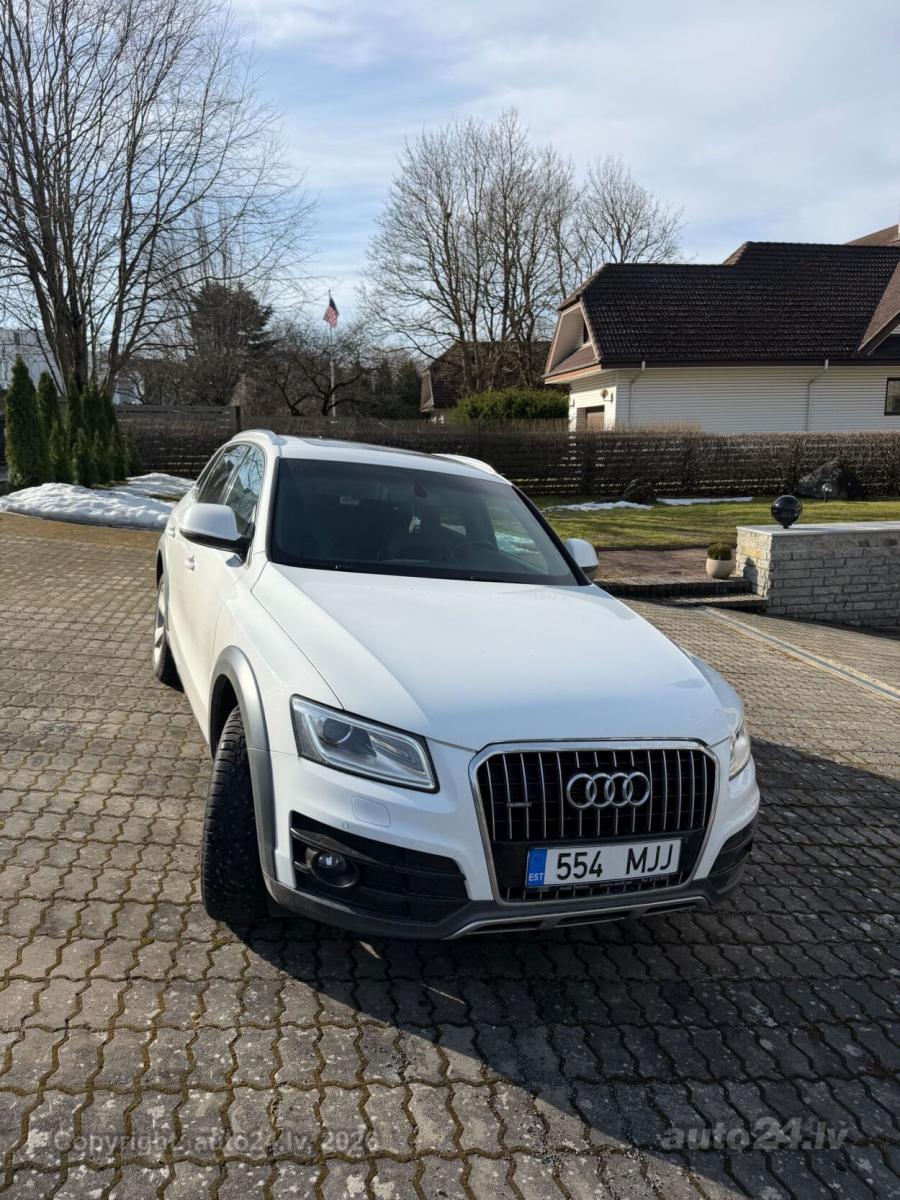 White Audi Q5 2014 in Tallinn, with an engine capacity of 2.00 L and mileage of 142 thousand km for 9900 €, photo 1 on AUTOMOTO.COM.LV