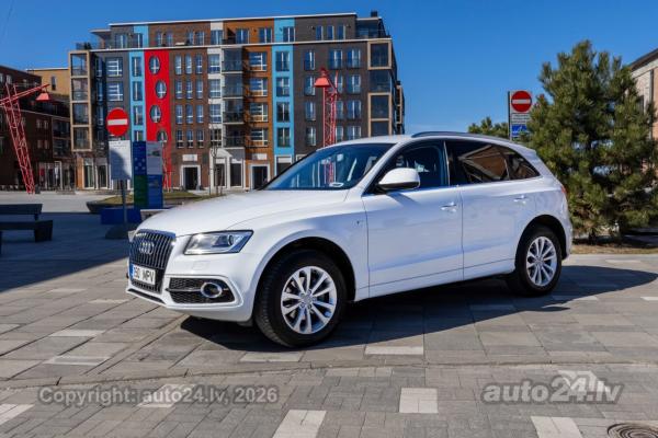 White Audi Q5 2016 in Tallinn, with an engine capacity of 2.00 L and mileage of 113 thousand km for 17900 €, photo 1 on AUTOMOTO.COM.LV