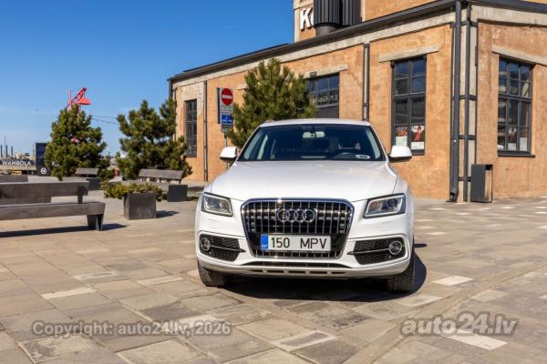 White Audi Q5 2016 in Tallinn, with an engine capacity of 2.00 L and mileage of 113 thousand km for 17900 €, photo 3 on AUTOMOTO.COM.LV