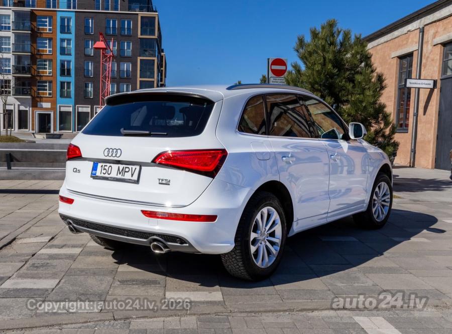 Balts Audi Q5 2016 Tallina, ar dzinēja tilpumu 2.00 L un nobraukumu 113 tūkst. km par 17900 €, foto 7 vietnē AUTOMOTO.COM.LV