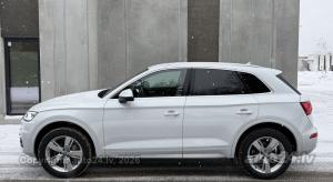 White Audi Q5 2020 in Tallinn, with an engine capacity of 2.00 L and mileage of 31 thousand km for 32990 €, photo 3 on AUTOMOTO.COM.LV