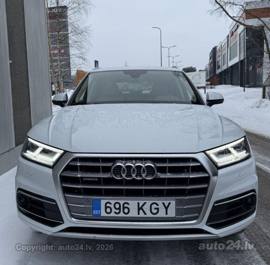 White Audi Q5 2020 in Tallinn, with an engine capacity of 2.00 L and mileage of 31 thousand km for 32990 €, photo 10 on AUTOMOTO.COM.LV