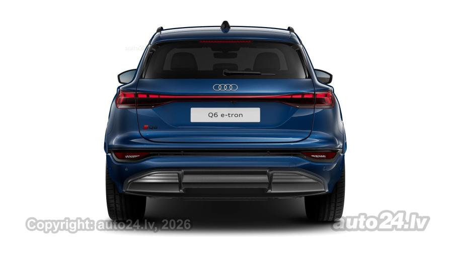 Blue Audi Q6 e-tron 2024 in Tallinn, with an engine capacity of 0.00 L and mileage of 5 thousand km for 64900 €, photo 5 on AUTOMOTO.COM.LV