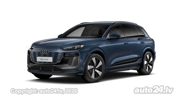 Zils Audi Q6 e-tron 2024 Tallina, ar dzinēja tilpumu 0.00 L un nobraukumu 10 tūkst. km par 64900 €, foto 1 vietnē AUTOMOTO.COM.LV