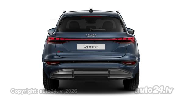Zils Audi Q6 e-tron 2024 Tallina, ar dzinēja tilpumu 0.00 L un nobraukumu 10 tūkst. km par 64900 €, foto 4 vietnē AUTOMOTO.COM.LV