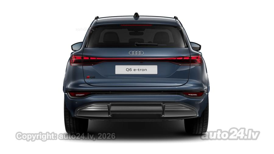 Blue Audi Q6 e-tron 2024 in Tallinn, with an engine capacity of 0.00 L and mileage of 10 thousand km for 64900 €, photo 5 on AUTOMOTO.COM.LV