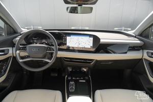 Grey Audi Q6 e-tron 2024 in Vilnius, with an engine capacity of 0.10 L and mileage of 20 thousand km for 54600 €, photo 13 on AUTOMOTO.COM.LV