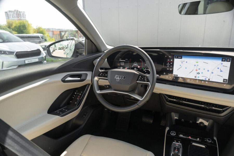 Grey Audi Q6 e-tron 2024 in Vilnius, with an engine capacity of 0.10 L and mileage of 20 thousand km for 54600 €, photo 14 on AUTOMOTO.COM.LV