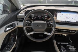 Grey Audi Q6 e-tron 2024 in Vilnius, with an engine capacity of 0.10 L and mileage of 20 thousand km for 54600 €, photo 15 on AUTOMOTO.COM.LV