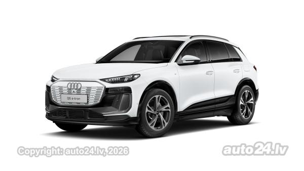 Balts Audi Q6 e-tron 2025 Tallina, ar dzinēja tilpumu 0.00 L un nobraukumu 11 tūkst. km par 65900 €, foto 1 vietnē AUTOMOTO.COM.LV