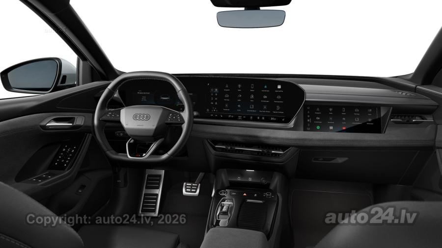 White Audi Q6 e-tron 2025 in Tallinn, with an engine capacity of 0.00 L and mileage of 11 thousand km for 65900 €, photo 8 on AUTOMOTO.COM.LV