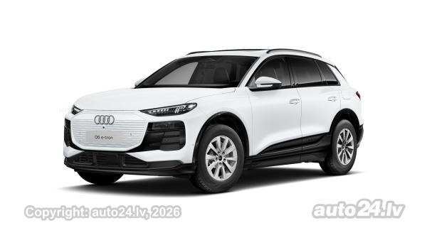 Balts Audi Q6 e-tron 2025 Tallina, ar dzinēja tilpumu 0.00 L un nobraukumu 25 tūkst. km par 63900 €, foto 1 vietnē AUTOMOTO.COM.LV