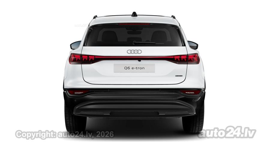 Balts Audi Q6 e-tron 2025 Tallina, ar dzinēja tilpumu 0.00 L un nobraukumu 25 tūkst. km par 63900 €, foto 6 vietnē AUTOMOTO.COM.LV