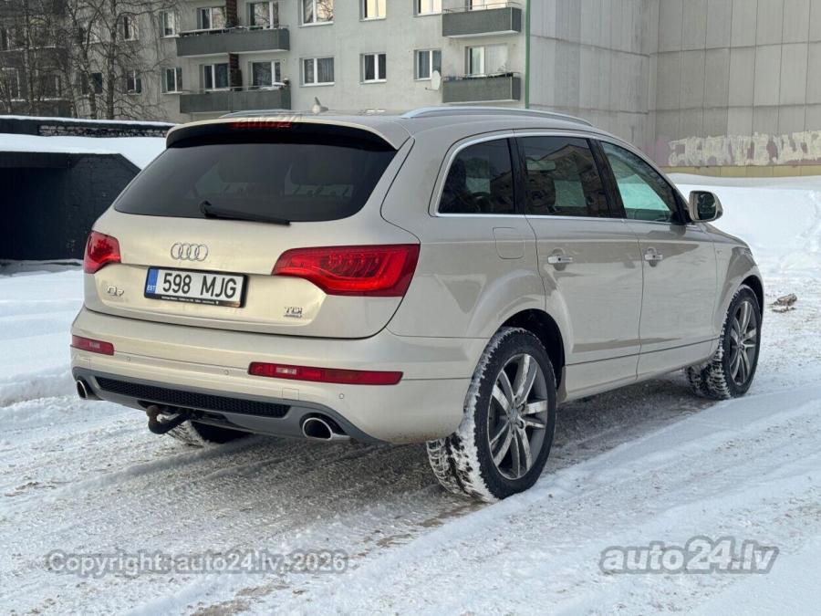 Beige Audi Q7 2013 in Tallinn, with an engine capacity of 3.00 L and mileage of 139 thousand km for 14990 €, photo 2 on AUTOMOTO.COM.LV