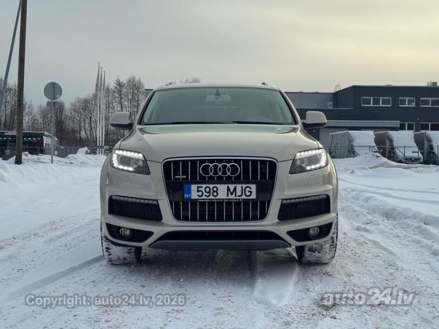 Beige Audi Q7 2013 in Tallinn, with an engine capacity of 3.00 L and mileage of 139 thousand km for 14990 €, photo 29 on AUTOMOTO.COM.LV