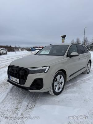 Beige Audi Q7 2024 in Tartu, with an engine capacity of 3.00 L and mileage of 52 thousand km for 74500 €, photo  on AUTOMOTO.COM.LV