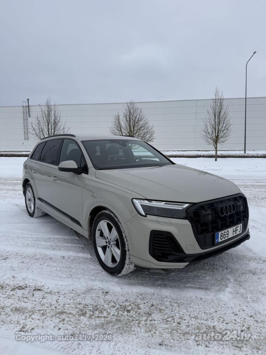 Smilšu krāsa Audi Q7 2024 Tartu, ar dzinēja tilpumu 3.00 L un nobraukumu 52 tūkst. km par 74500 €, foto 2 vietnē AUTOMOTO.COM.LV