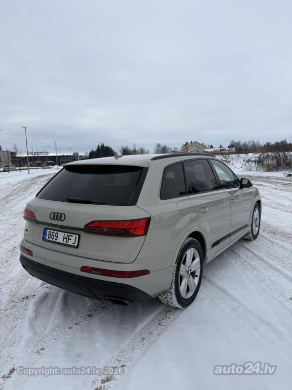 Beige Audi Q7 2024 in Tartu, with an engine capacity of 3.00 L and mileage of 52 thousand km for 74500 €, photo 3 on AUTOMOTO.COM.LV