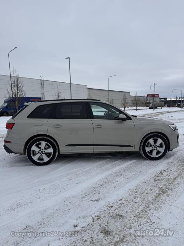 Beige Audi Q7 2024 in Tartu, with an engine capacity of 3.00 L and mileage of 52 thousand km for 74500 €, photo 6 on AUTOMOTO.COM.LV