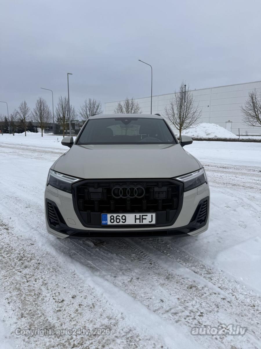 Smilšu krāsa Audi Q7 2024 Tartu, ar dzinēja tilpumu 3.00 L un nobraukumu 52 tūkst. km par 74500 €, foto 7 vietnē AUTOMOTO.COM.LV