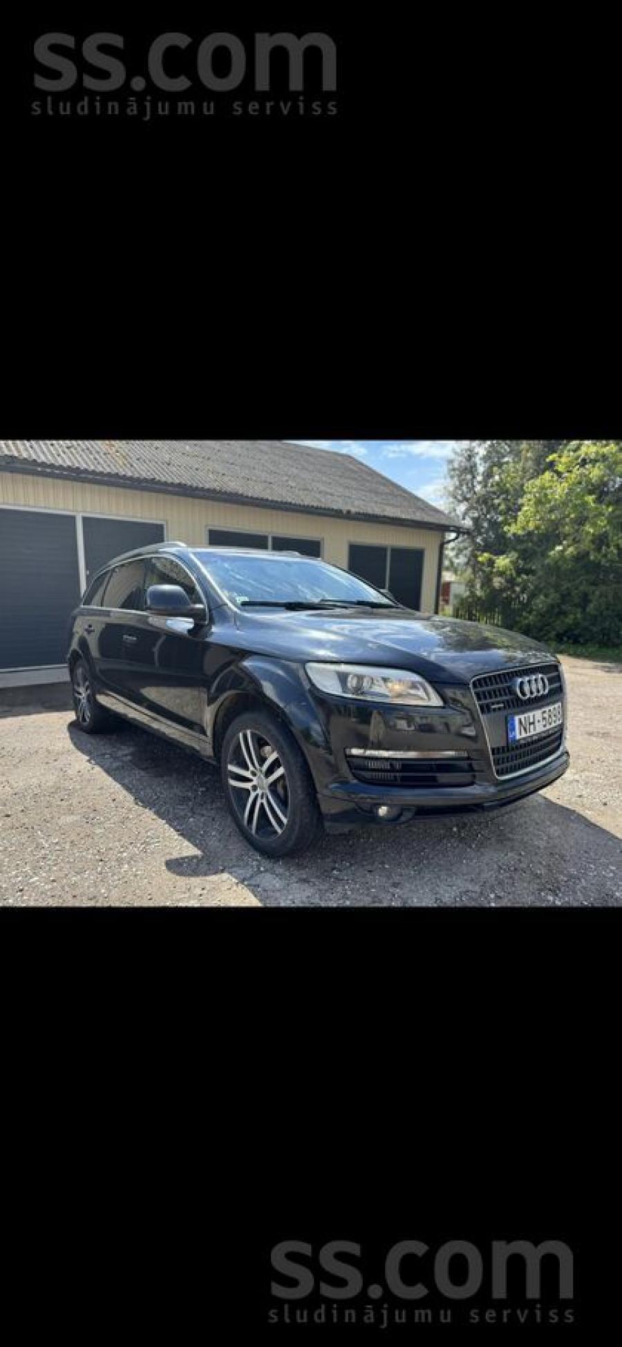 Melns Audi Q7 2006 Saldus, ar dzinēja tilpumu 3.00 L un nobraukumu 454 tūkst. km par 5500 €, foto 1 vietnē AUTOMOTO.COM.LV