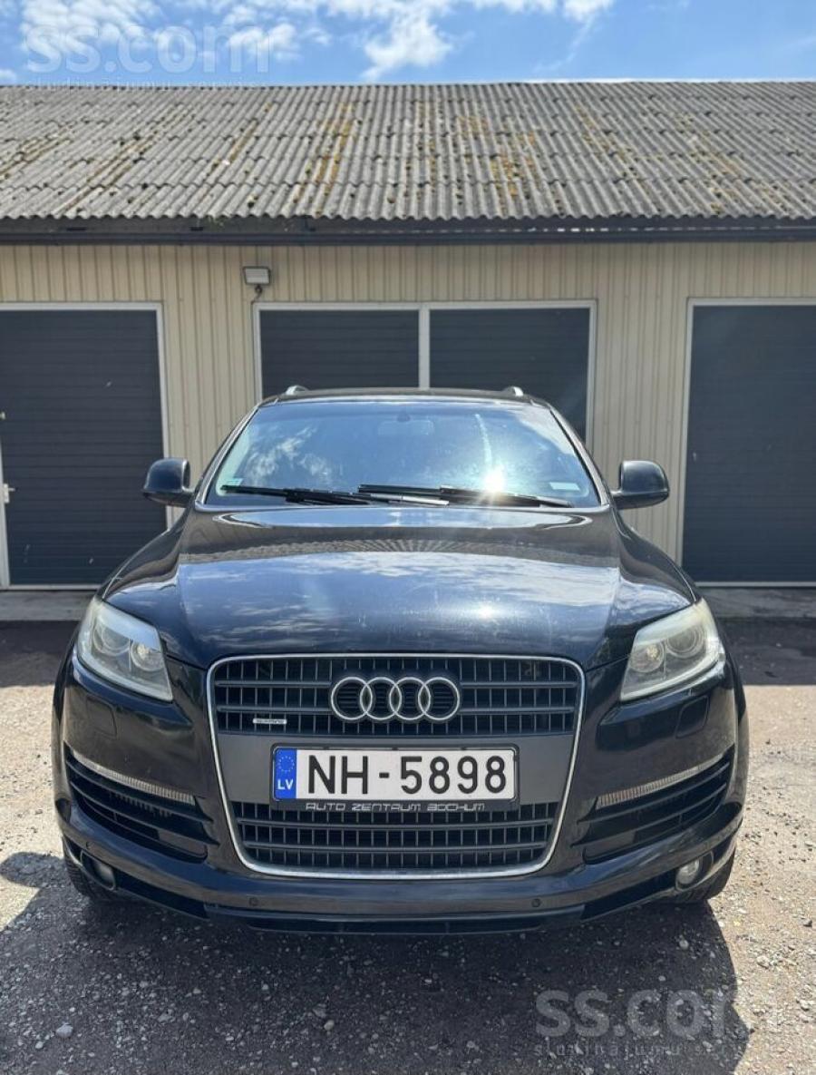 Melns Audi Q7 2006 Saldus, ar dzinēja tilpumu 3.00 L un nobraukumu 454 tūkst. km par 5000 €, foto 2 vietnē AUTOMOTO.COM.LV